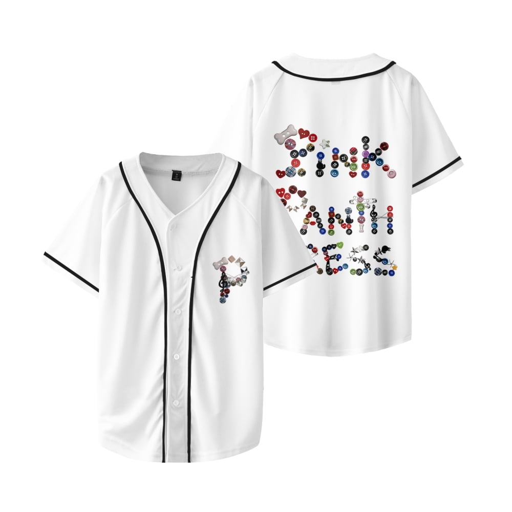 PinkPantheress Buttons Jersey Button Down Shirts Short Sleeve Hip Hop ...