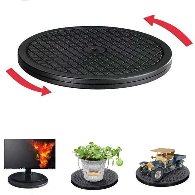 "PinkSheep 12"" Rotating Lazy Susan Turntable for TV, Monitor & Home ...