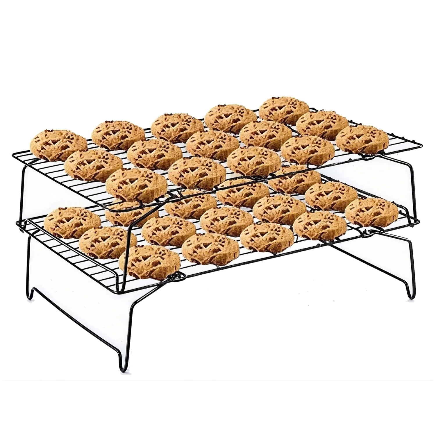PinkSheep 2 Tier Cooling Racks for Baking Cookie, Stackable Stainless ...