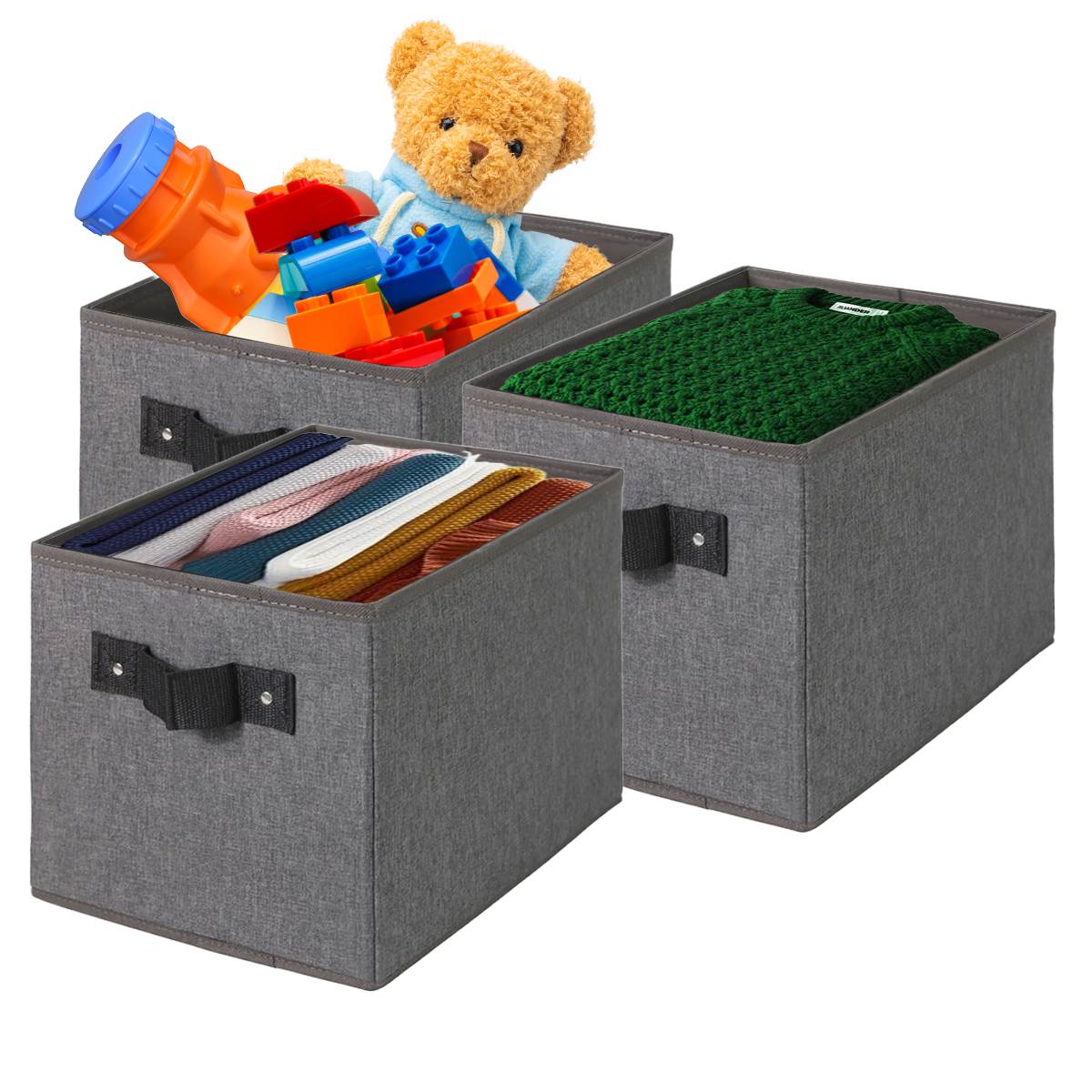 Niche Cubo Storage Set- 4 Full Cubes/2 Half Cubes with Foldable Storage ...