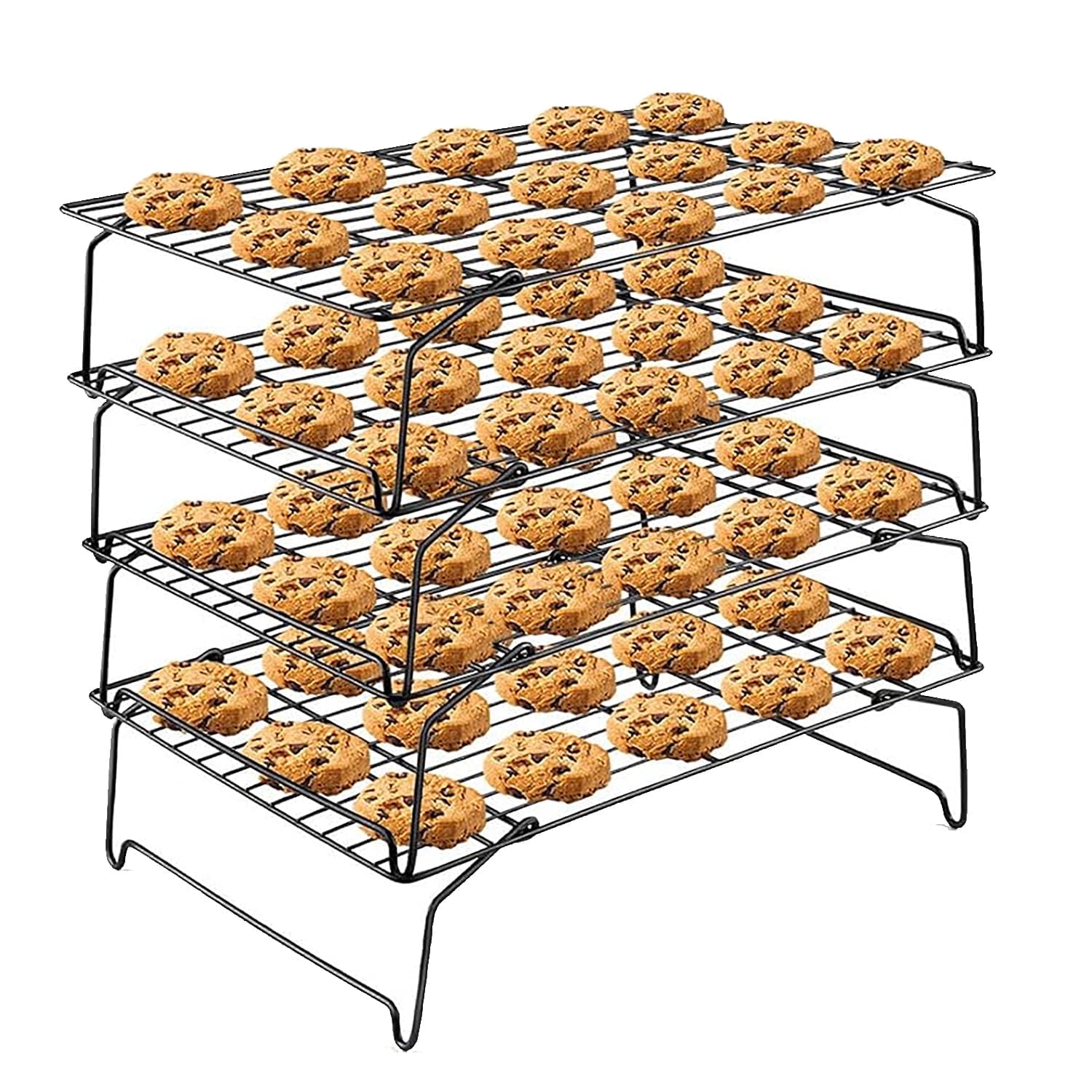 PinkSheep 4 Tier Cooling Racks for Baking Cookie, Stackable Stainless ...