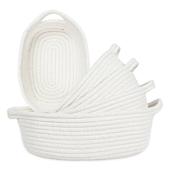 Gift Basket with Gift Bag and Ribbons,Small Rope Woven Shelf Storage ...