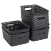 Eco-Friendly Decorative Plastic Open Home Storage Bins Organizer ...