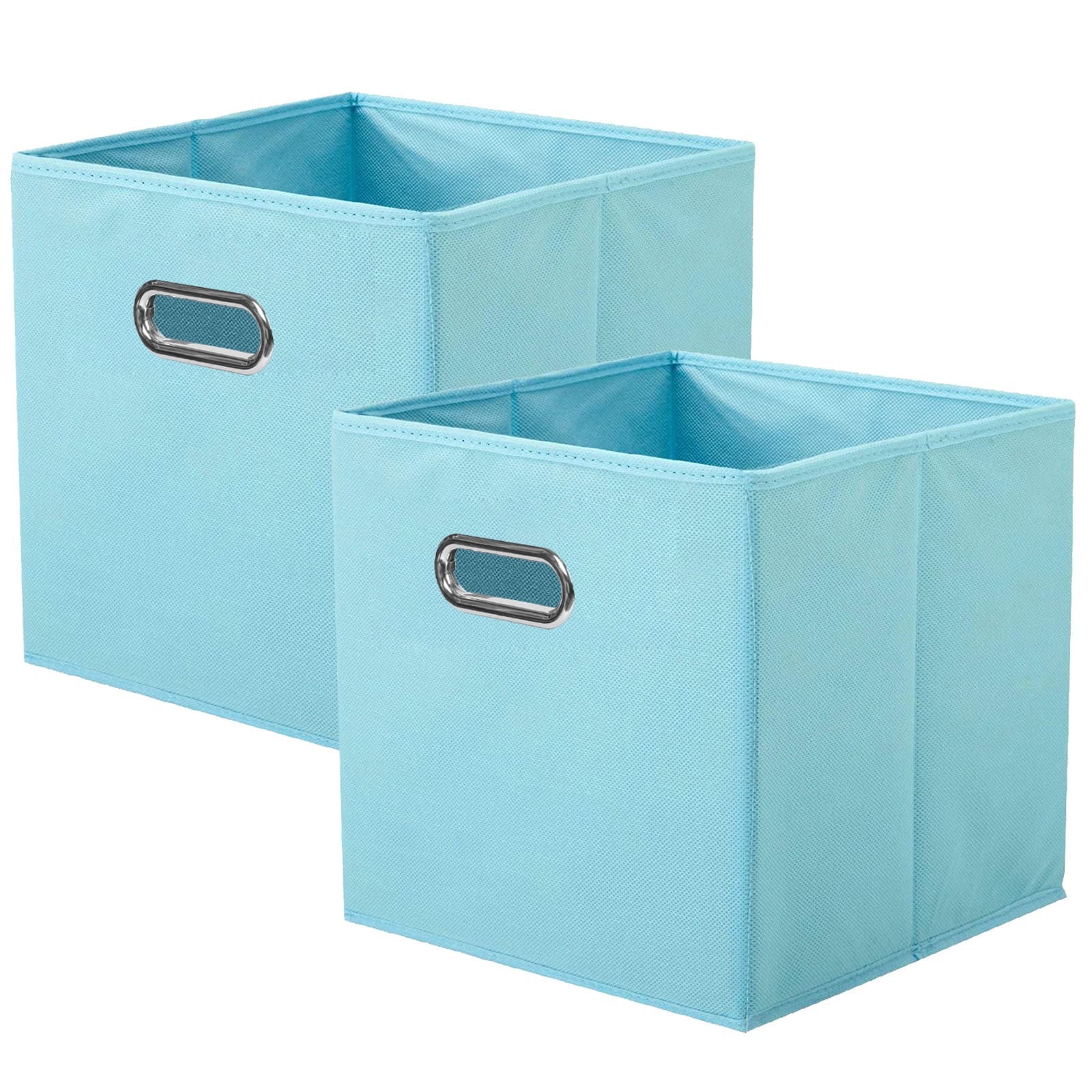 PinkSheep Collapsible Fabric Cube Storage Bins, 11" Storage Cubes ...