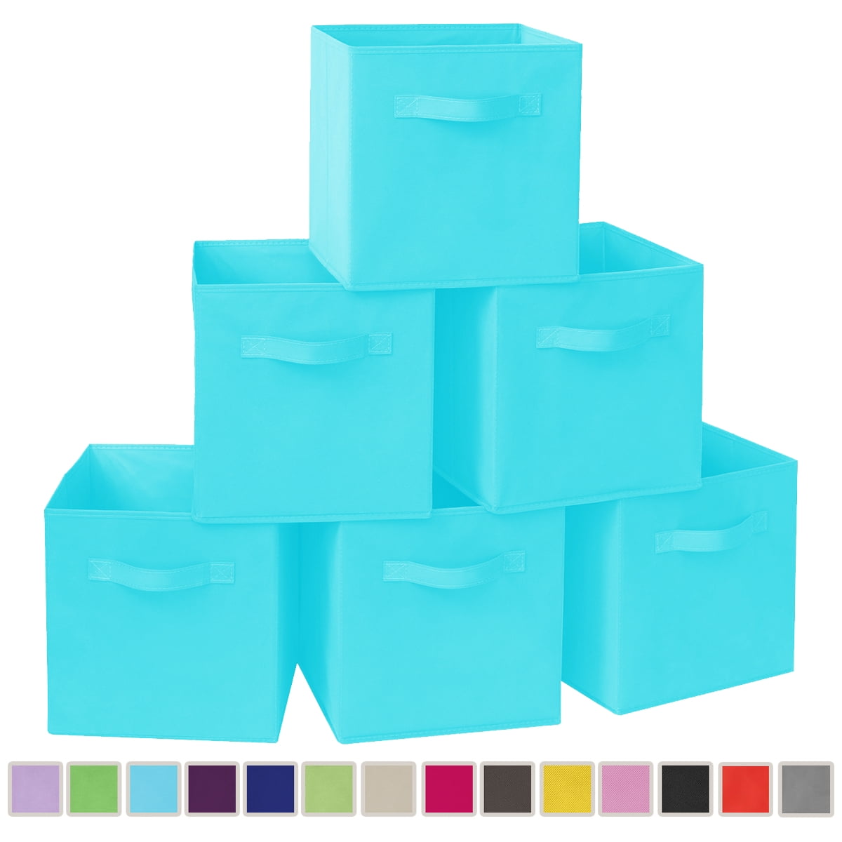 Pinksheep Collapsible Fabric Cube Storage Bins Foldable Cloth Shelf