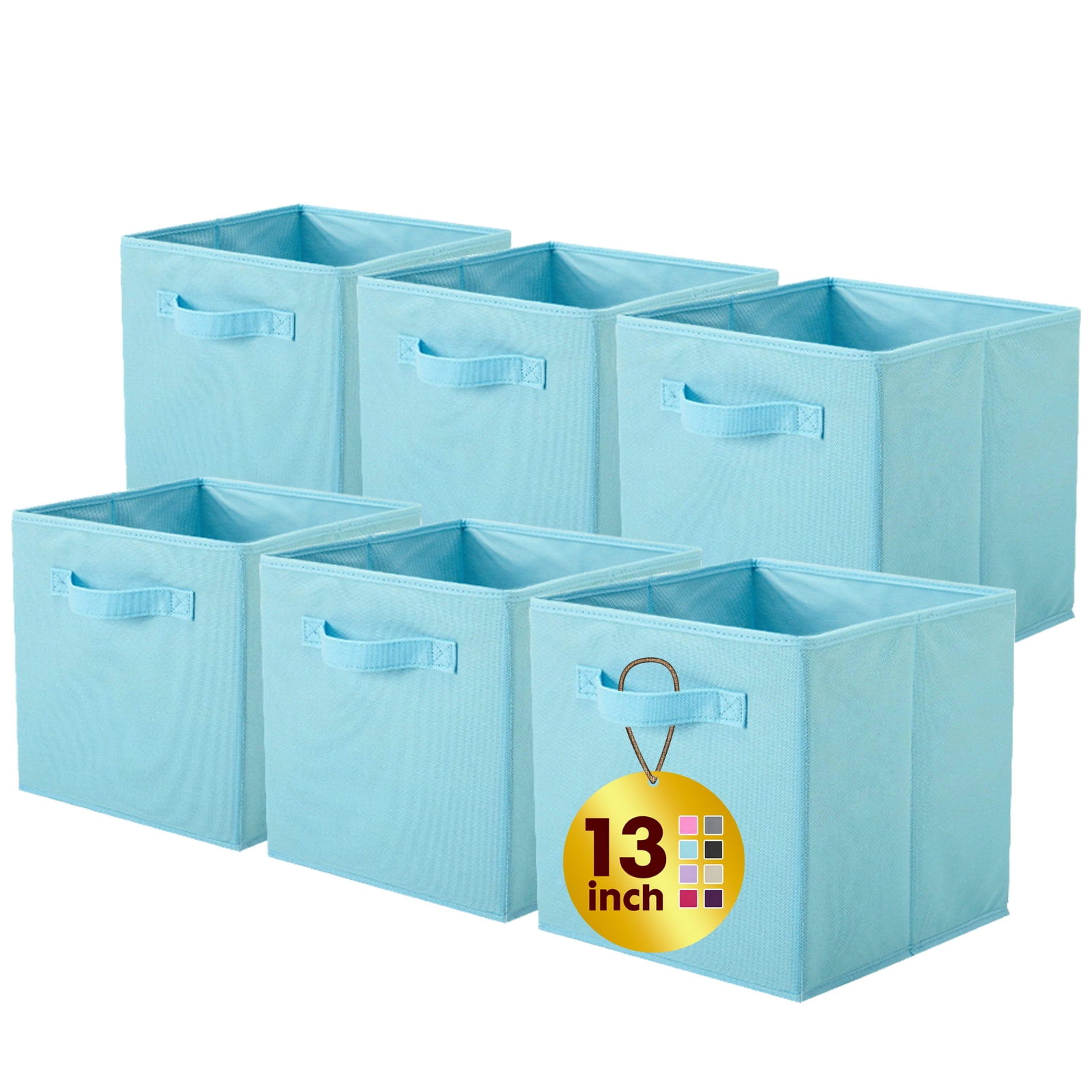 PinkSheep Collapsible Fabric Cube Storage Bins, Storage Cubes Basket ...