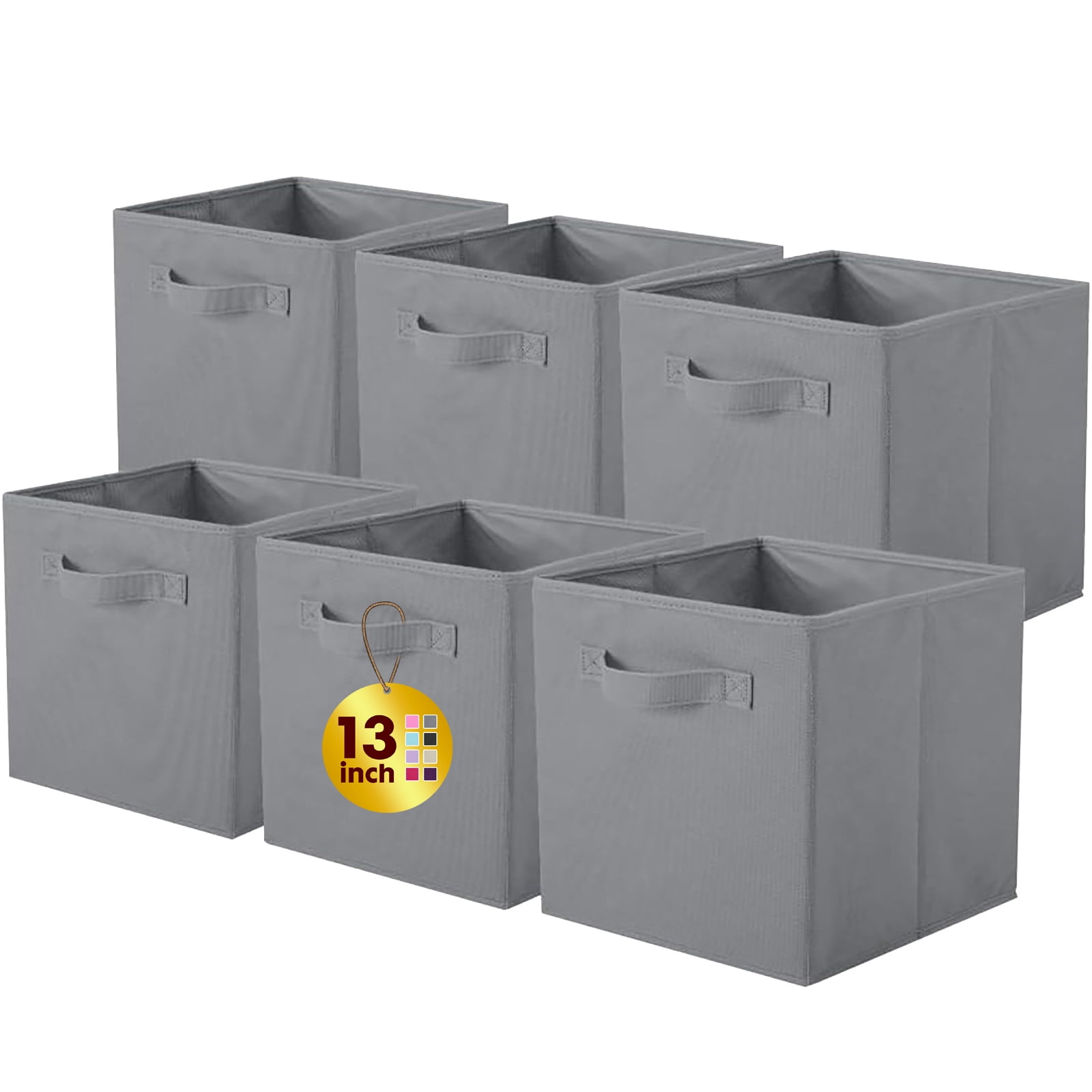 PinkSheep Collapsible Fabric Cube Storage Bins, Storage Cubes Basket ...