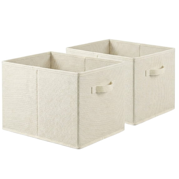 PinkSheep Storage Cubes , Beige, 2 Pack - Walmart.com