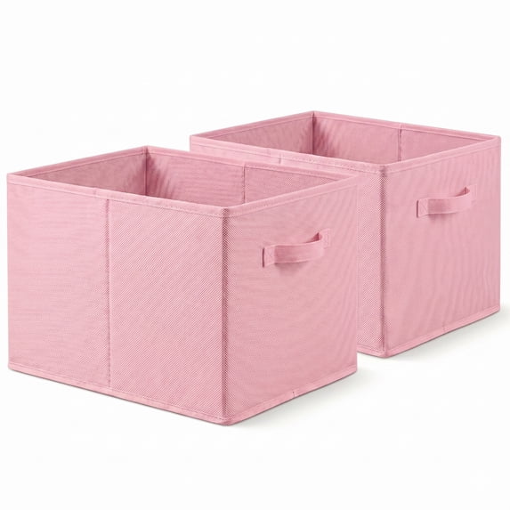 PinkSheep Storage Cubes, Pink, 2 Pack - Walmart.com