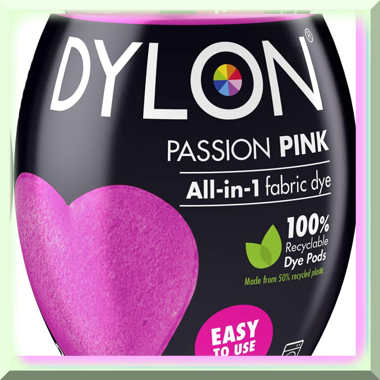 DYLON PinkSoft Fabric Dye Pod for Machine, 350g - Revive Your Clothes ...