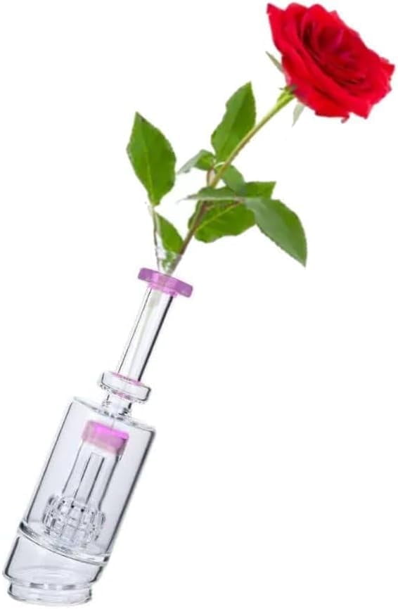 PinkTall Clear Vase for Flowers Glass Attachment Accessories ...
