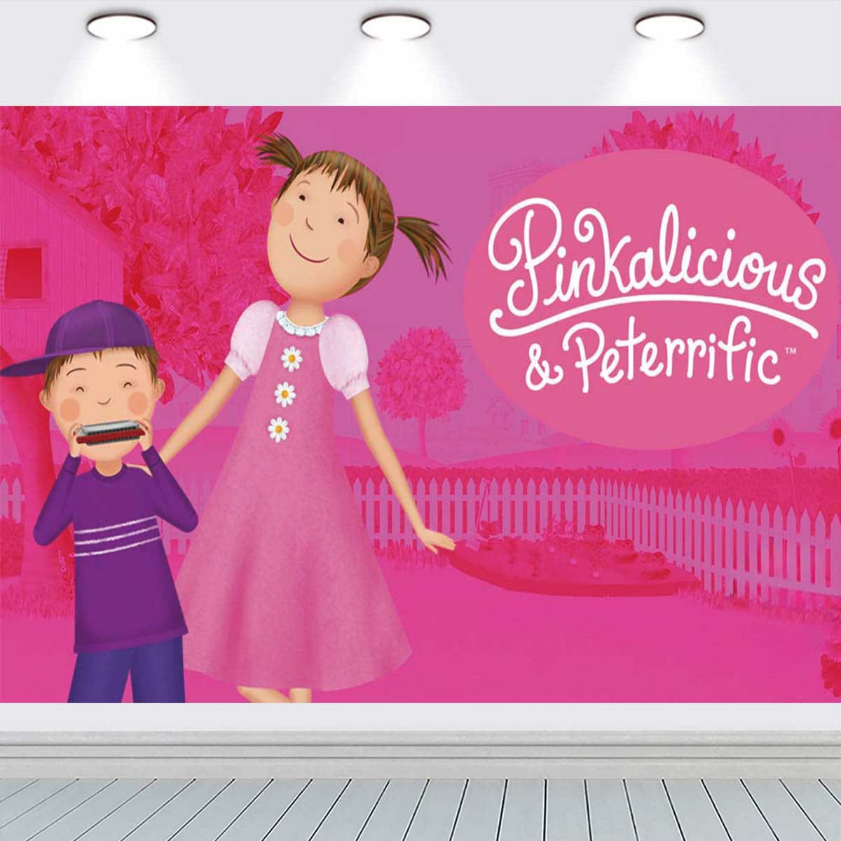 Pinkalicious and Peterrific school Taspestry Poster Banner Backdrop ...