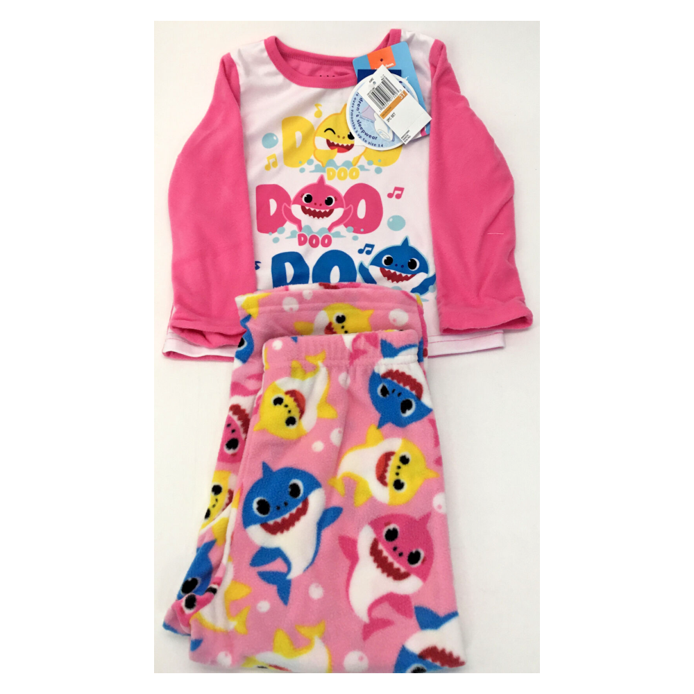 Pinkfong Baby Shark Toddler 2 Pc Pajama Set, Pink Multi, Sz 3T ...