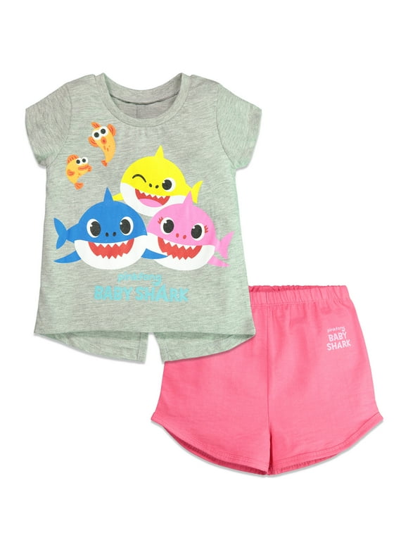 Baby Shark Clothing in Kids Clothing Character Shop - Walmart.com