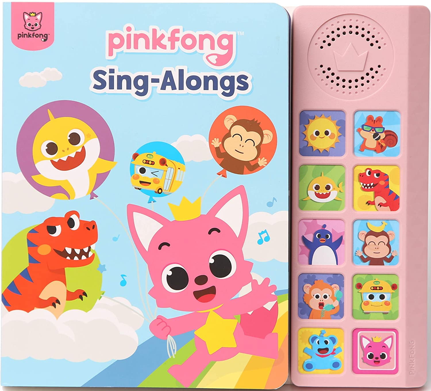 Pinkfong Sing-Alongs Musical Kids Storybook with 10 Button Sound, Baby ...
