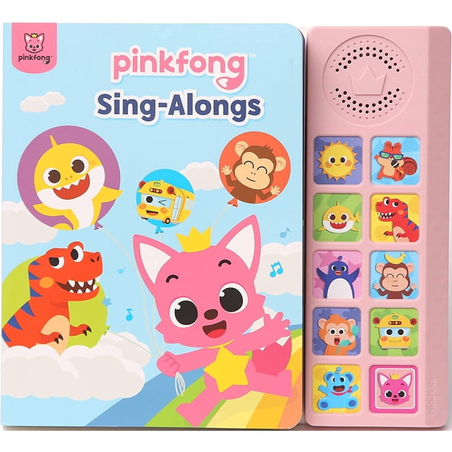 Pinkfong Sing-Alongs Musical Kids Storybook with 10 Button Sound, Baby ...