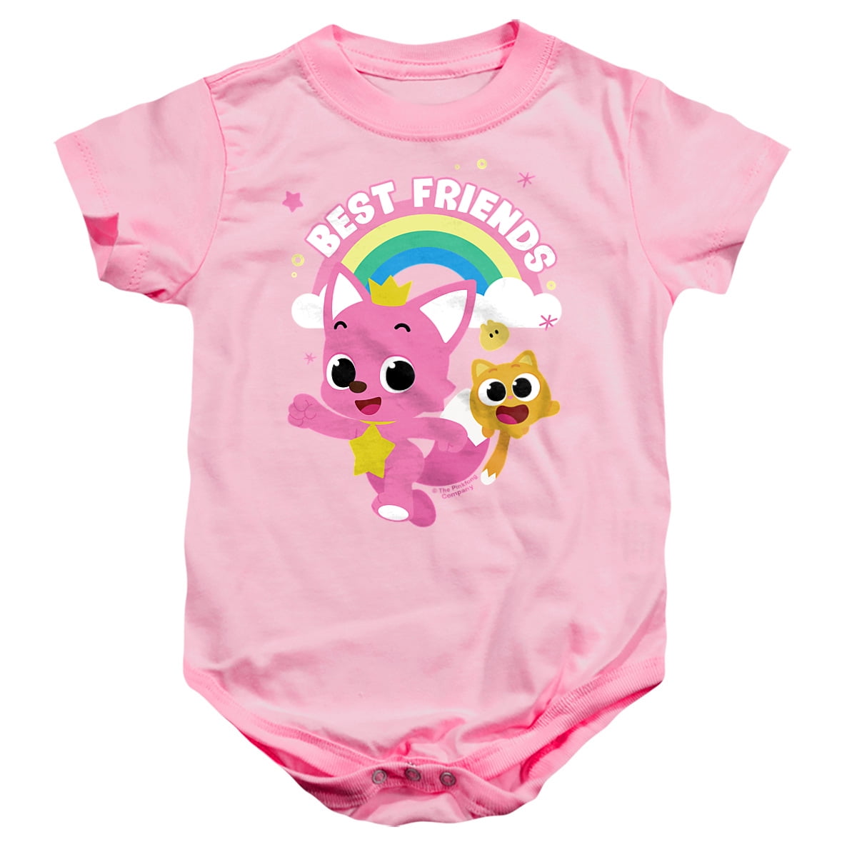 Pinkfong and Ninimo Best Friends Unisex Infant Snap Suit for Baby, Pink ...
