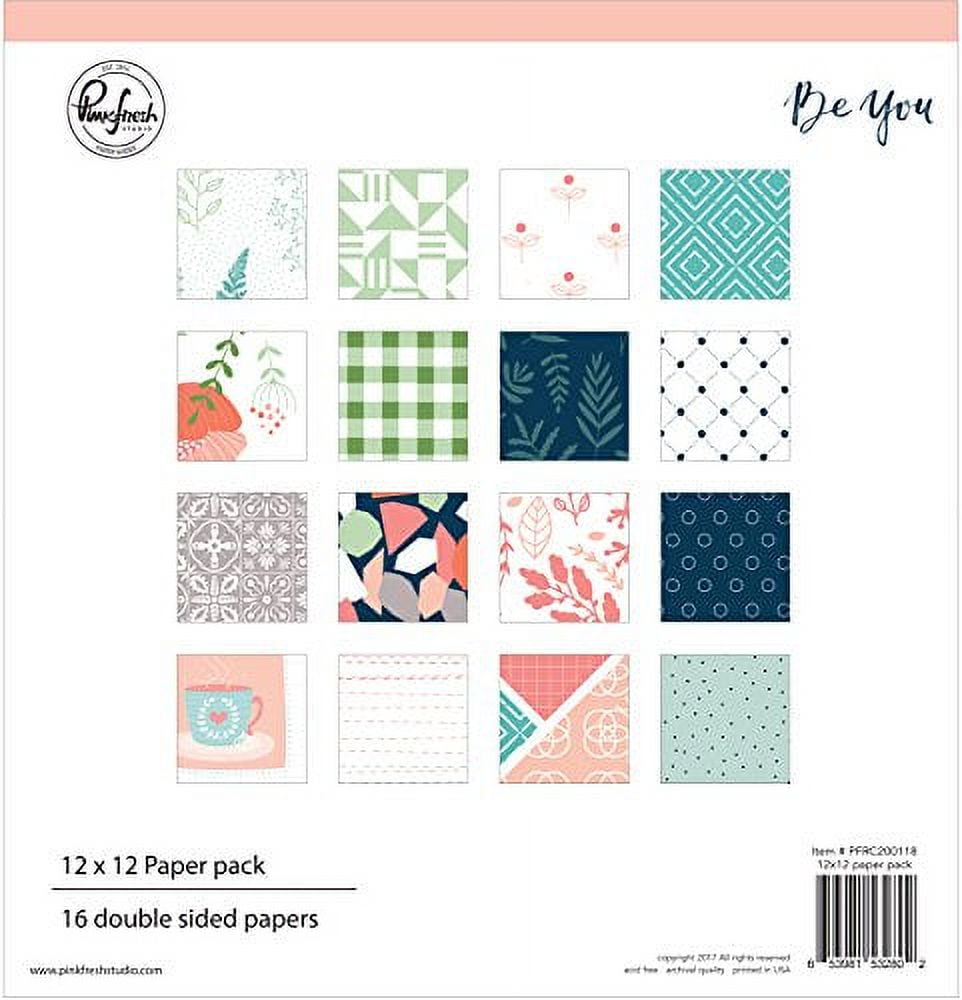 Pinkfresh Studio PFRC200118 Double-Sided Paper Pack, Multicolor ...