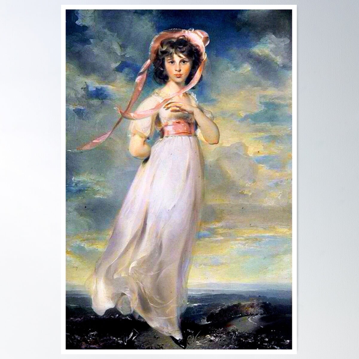 Pinkie : Vintage-1794 Painting Sir Thomas Lawrence Print Poster Wall ...