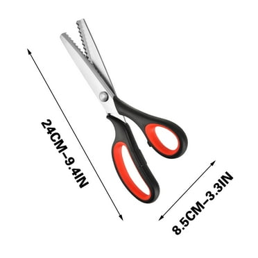 Pinking Shears, Cebalnir 9” Zig Zag Scissors for Fabric, Professional ...