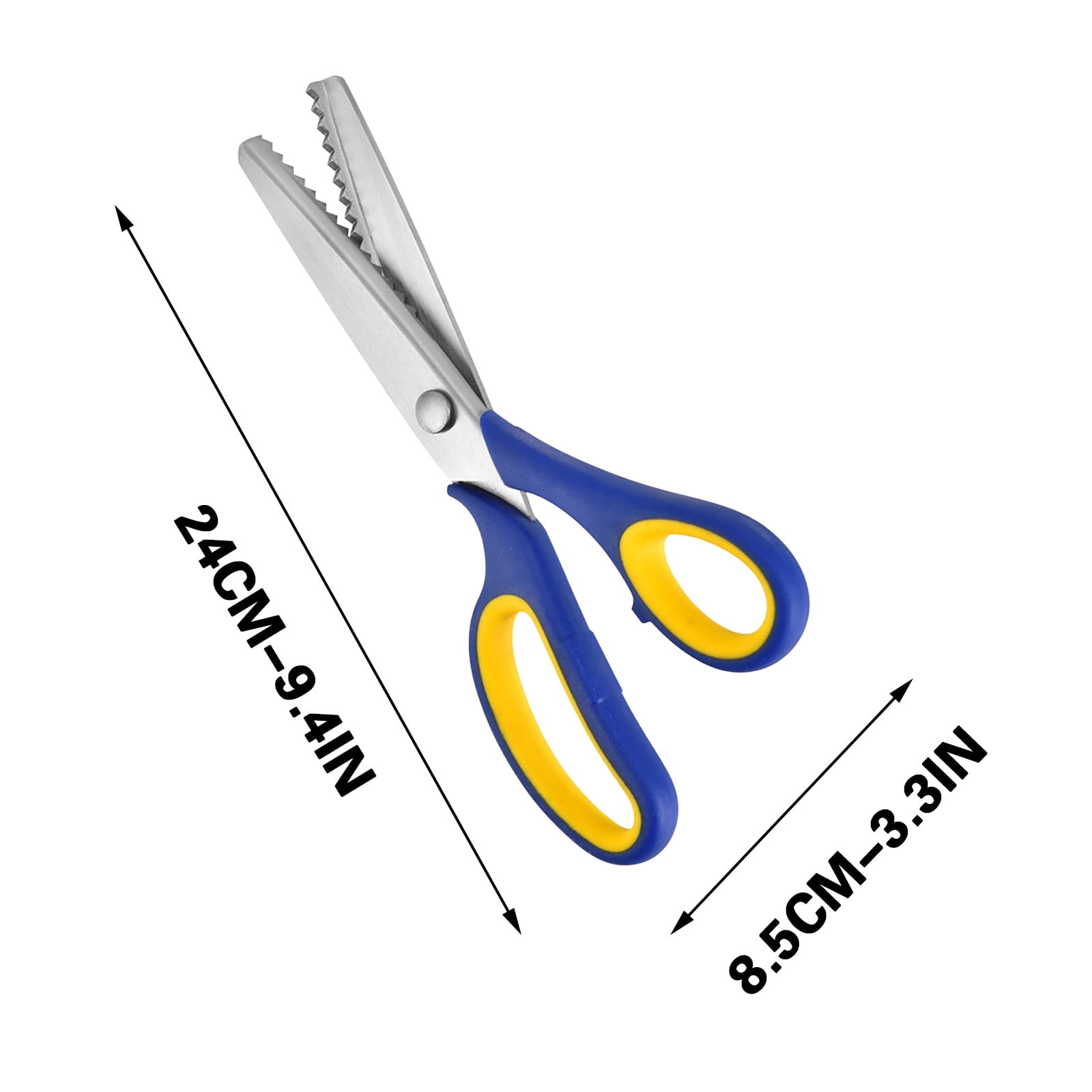Pinking Shears,9.4'' Zig Zag Scissors for Fabric，Pinking Shears ...