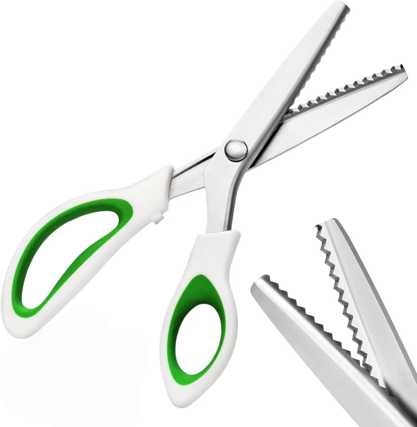 Pinking Shears，9.5” Zig Zag Scissors for Fabric，Pinking Shears Scissors ...