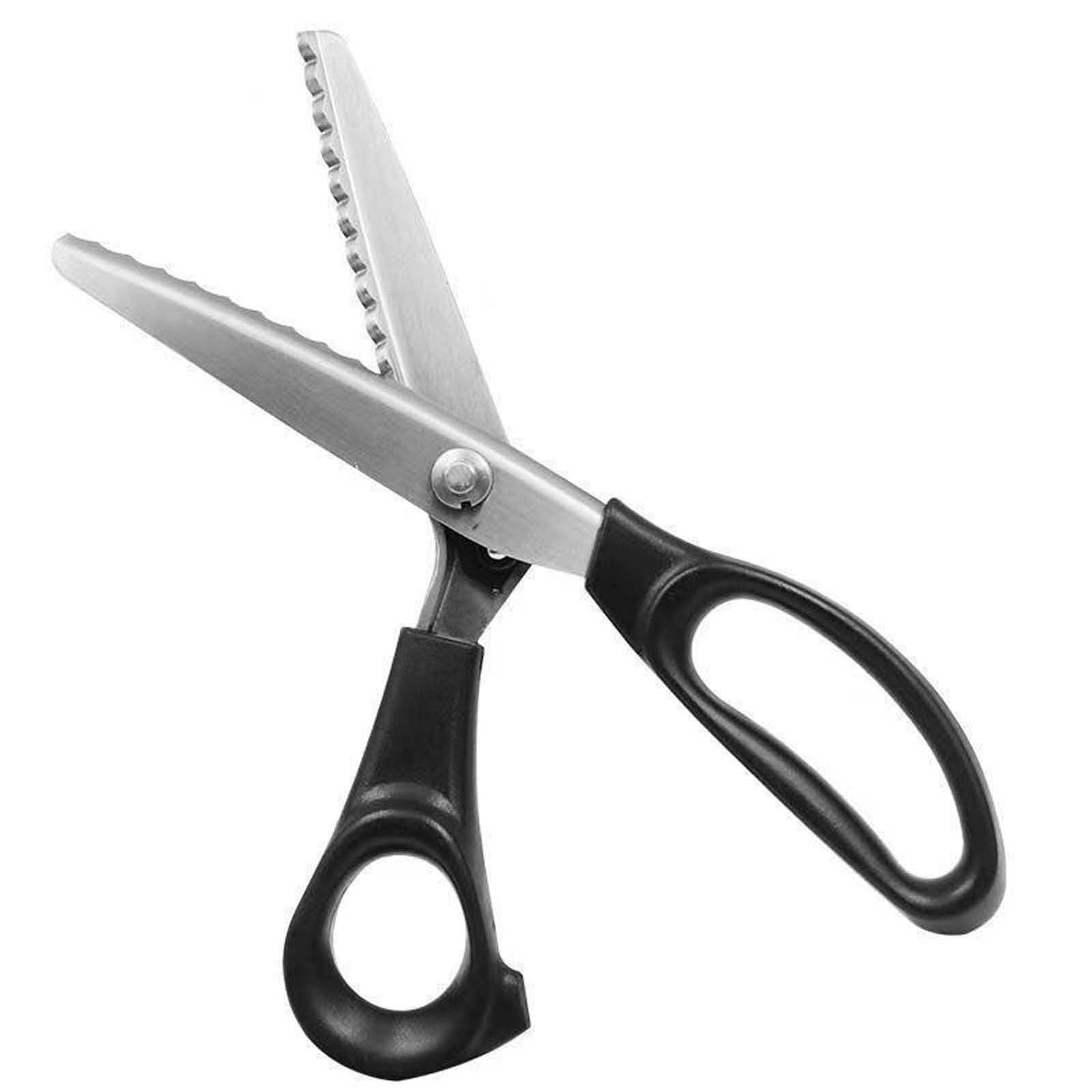 Pinking Shears, Fabric Scissors, Serrated Edge Stainless Steel Blades ...