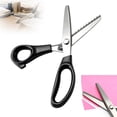 Pinking Shears for Sewing, 10-Inch Zigzag Fabric Scissors with ...