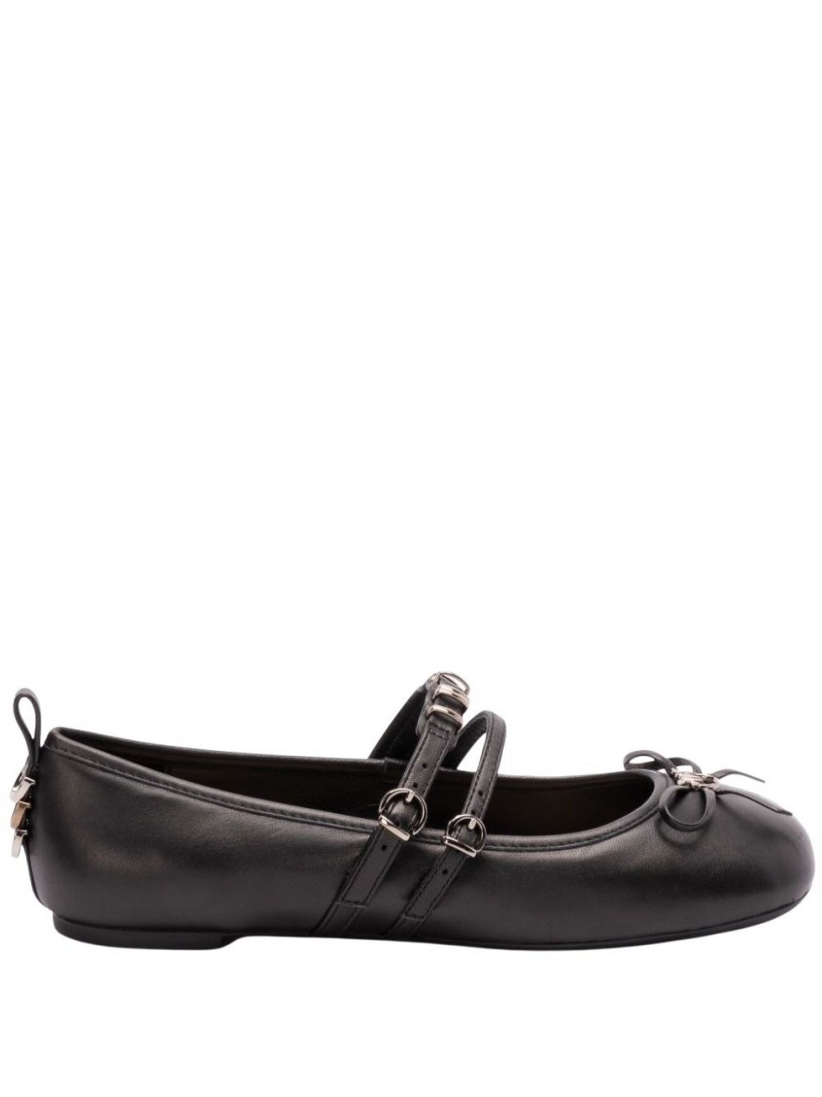 Pinko Black Rounded Toe Flats Black (Women's) - Walmart.com