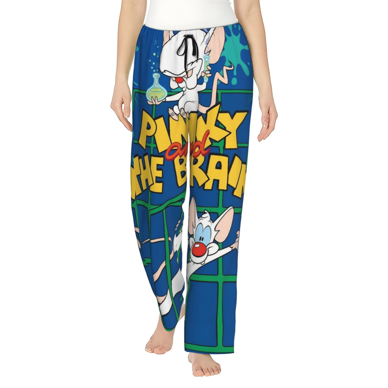 Pinky And The Brain Unisex Home Pajamas, Stylish Casual Full Print ...