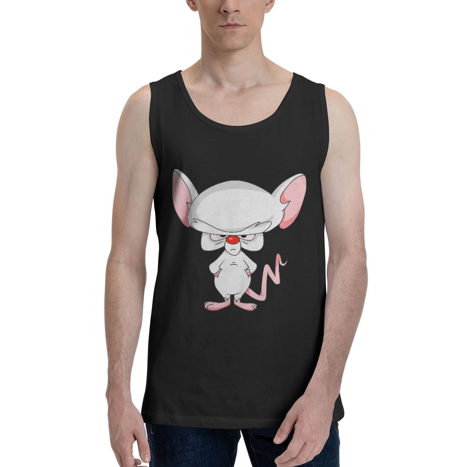 Pinky And The Brain Workout Tank Tops Gym Muscle Tee Bodybuilding ...