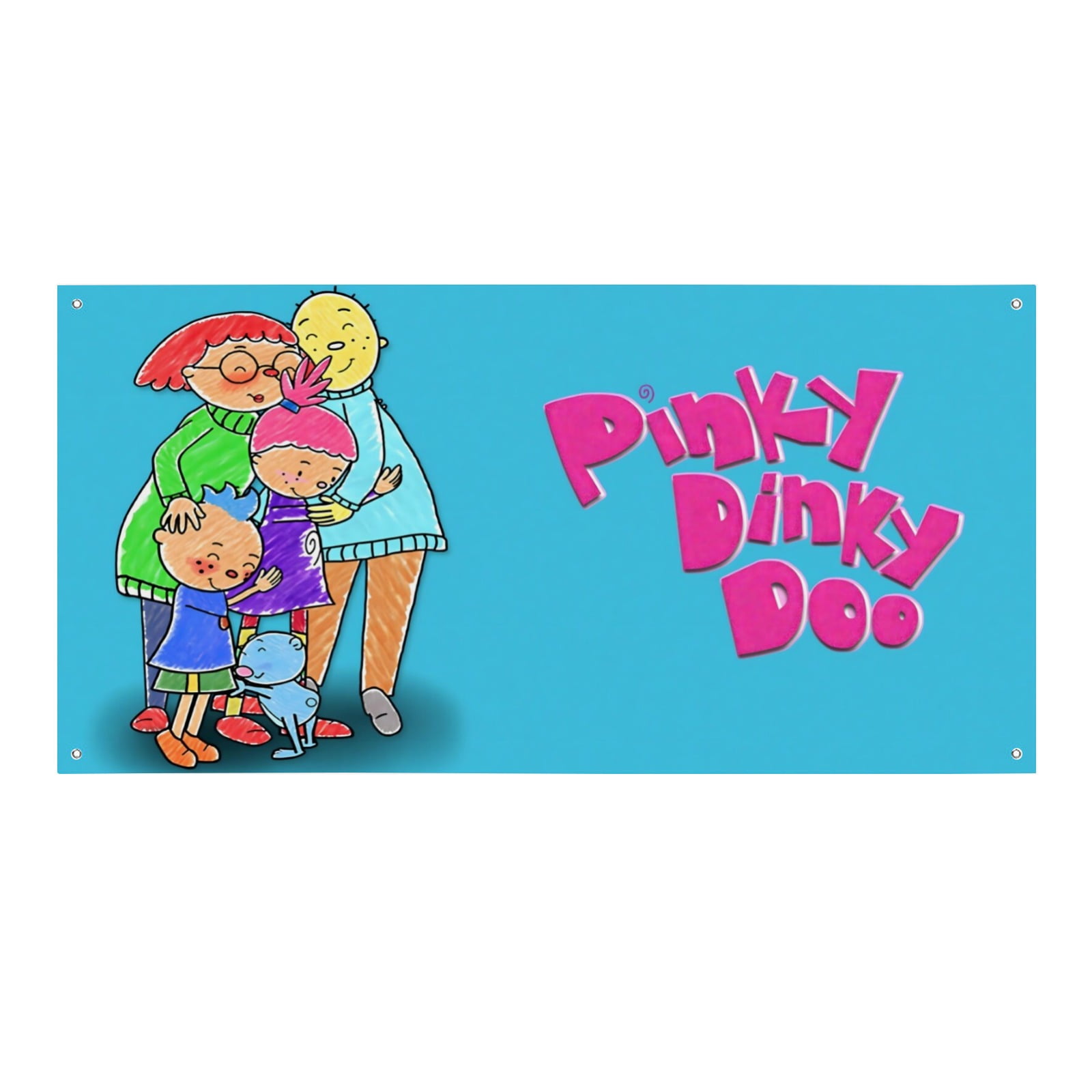 Pinky Dinky Doo-Theme Backdrops Banner Birthday Party Decor Supplies ...