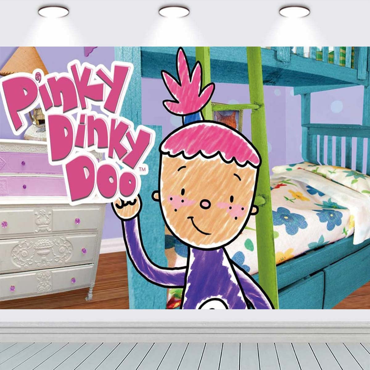 Pinky Dinky Doo school Poster Wall Decor Birthday Banner Backdrop ...