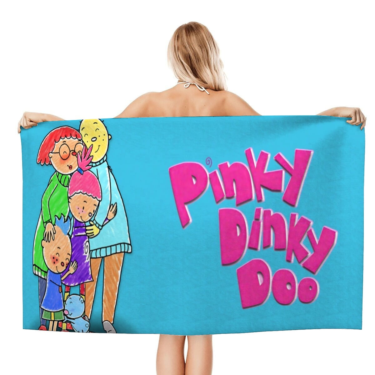 Pinky Dinky Doo-theme Gifts Quick-dry Beach Towel for Women Girl Birthday Inspired Fan Bath ...