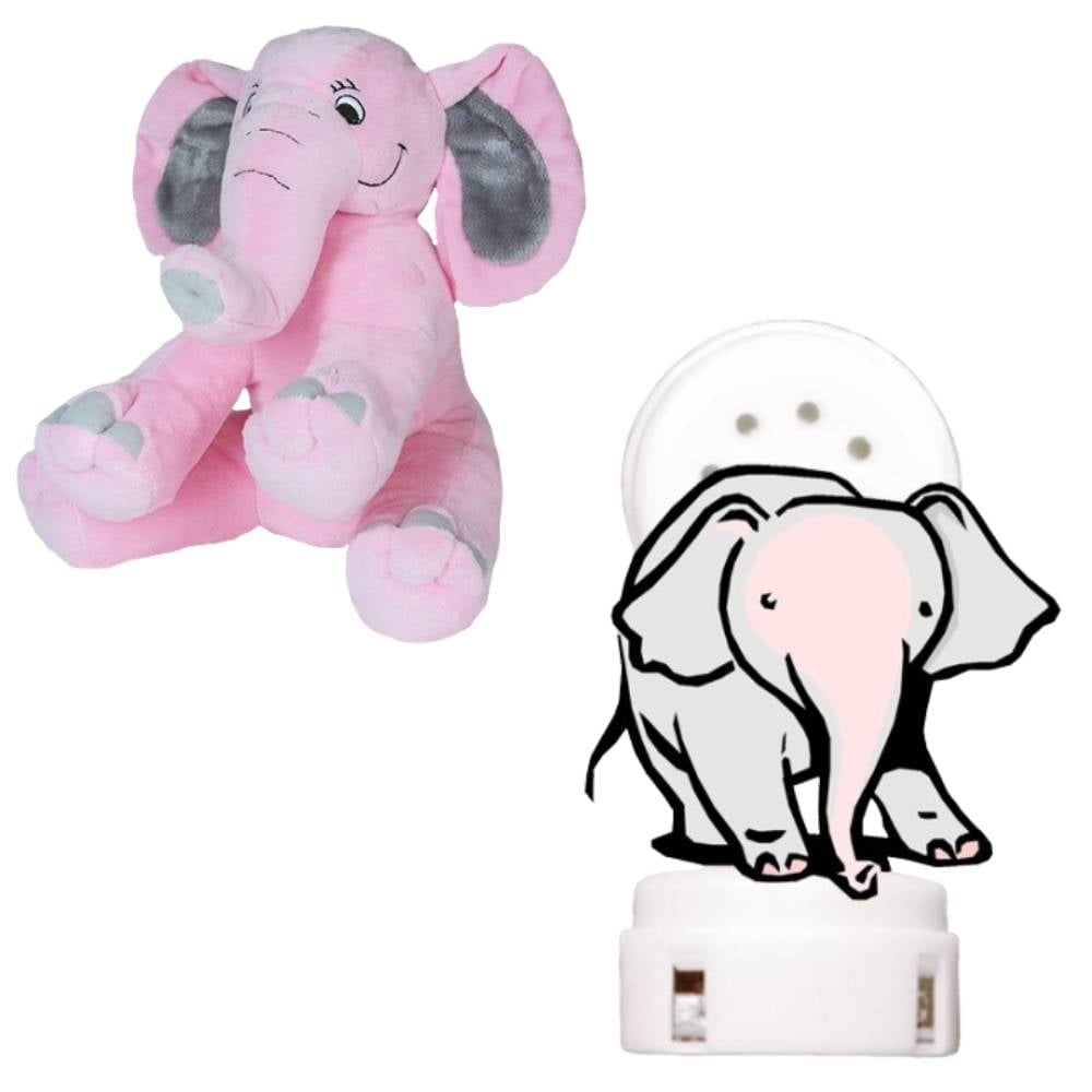 Pinky Elephant Stuffed Toy with Pre-Recorded Elephant Sound - 16-Inch ...
