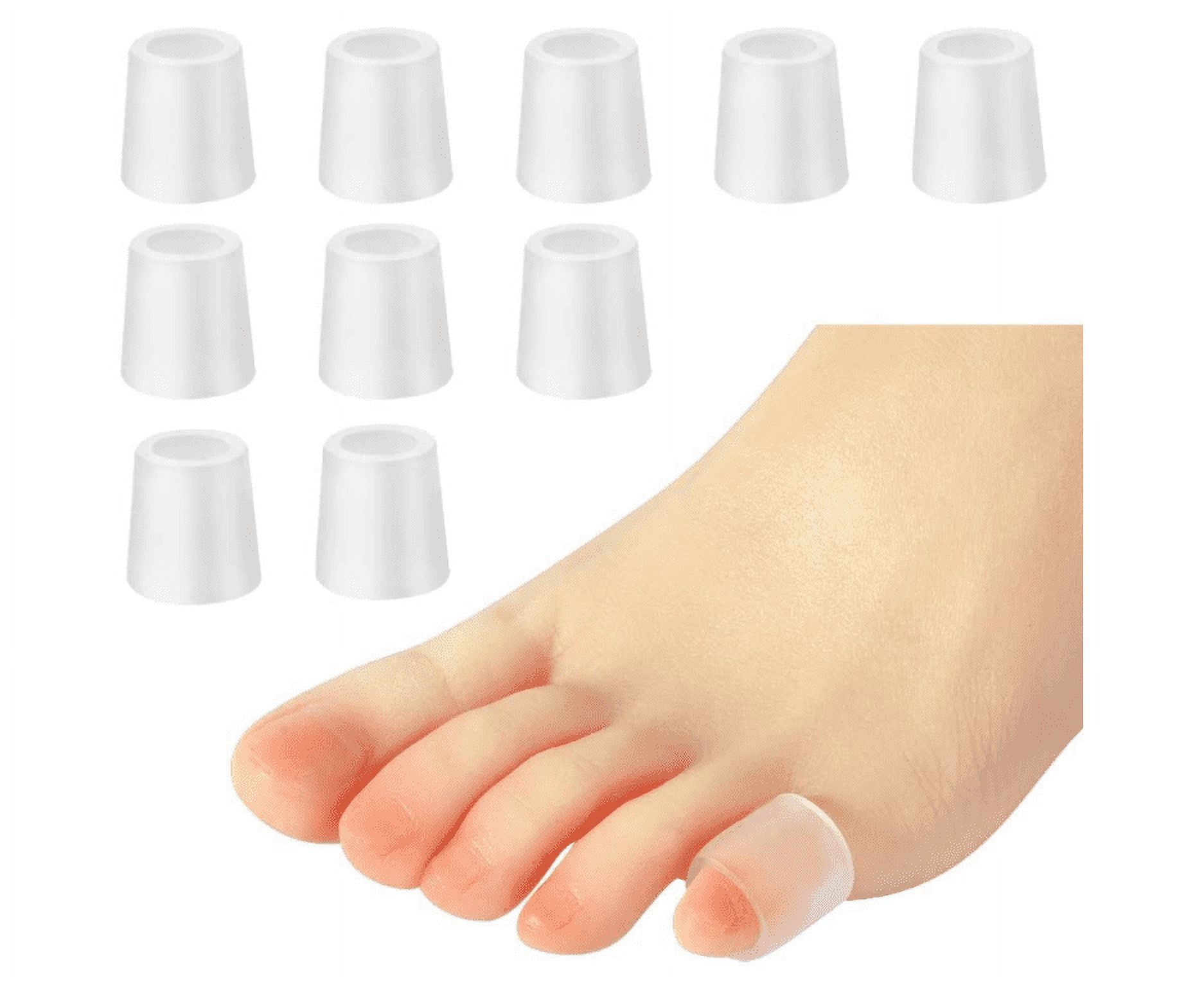 Pinky Toe Protectors,Gel Toe Sleeves for Blister,Corn,Calluses (10 Pack ...