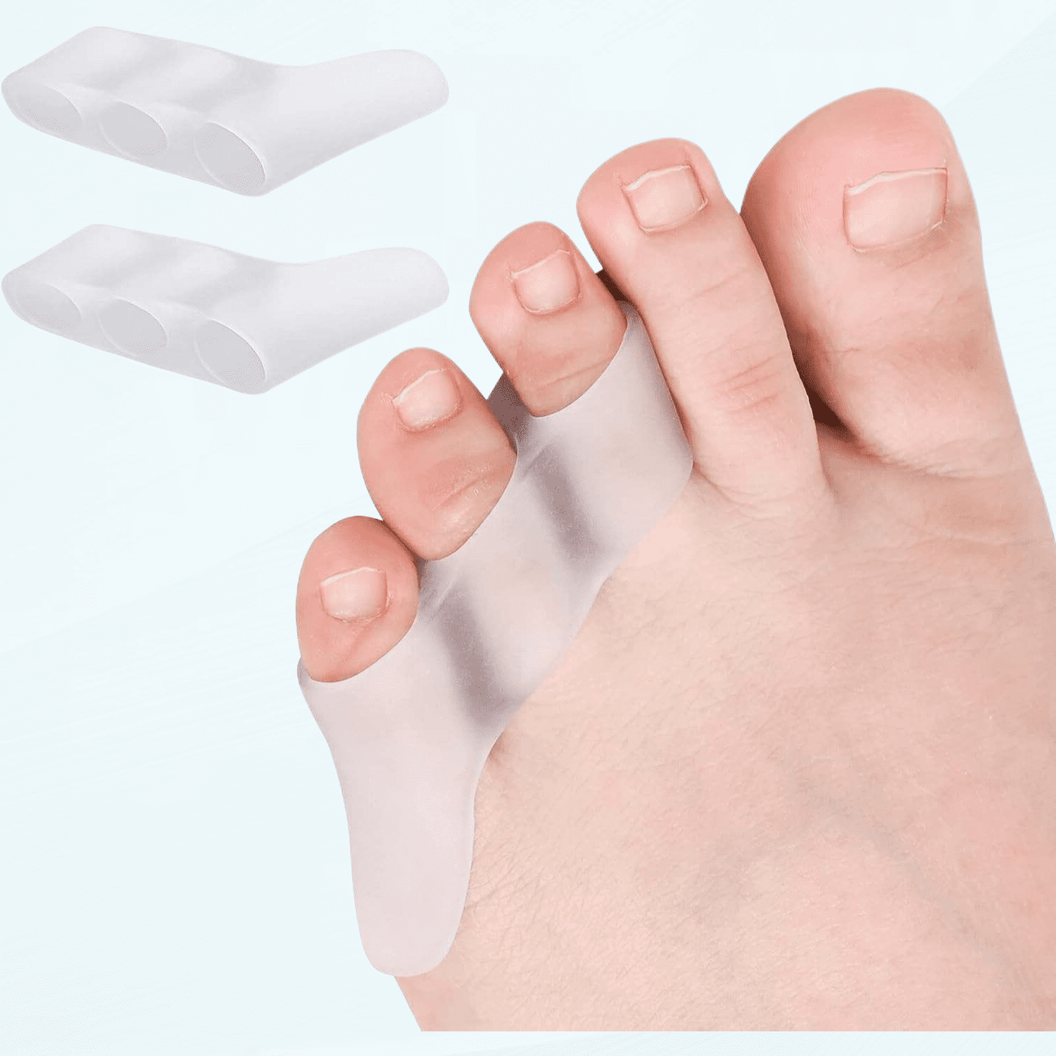 Pinky Toe Separator Pinky Toe Cushion 6PCS Little Toe Straightener Gel ...