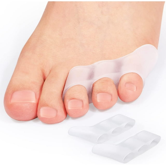 Pinky Toe Separators, 12 Packs Clear Little Toe Spacers for Small Toes ...