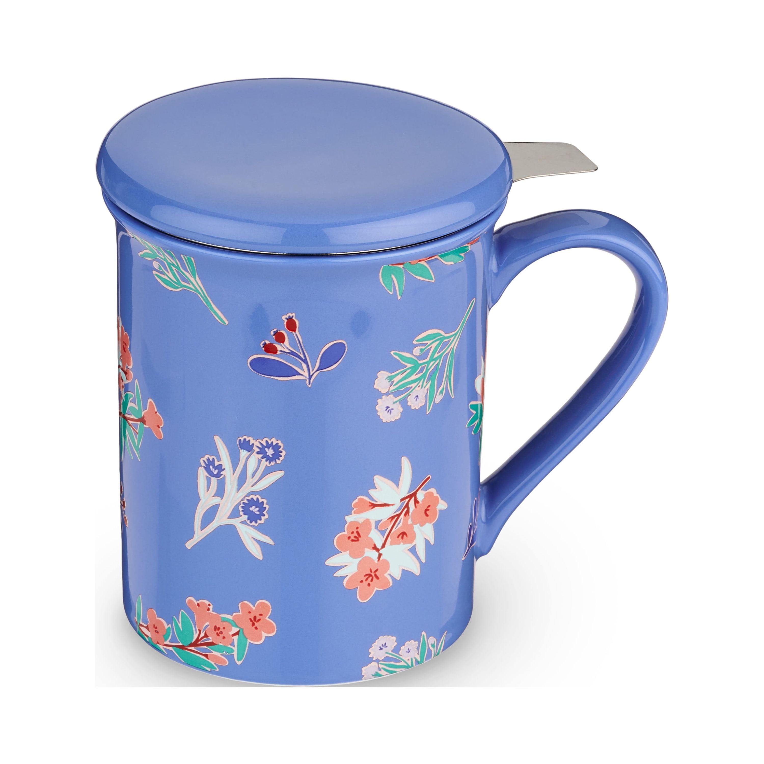 Pinky Up Annette Fiji Tea Mug & Infuser Ceramic Infuser Mugs, 12 oz ...