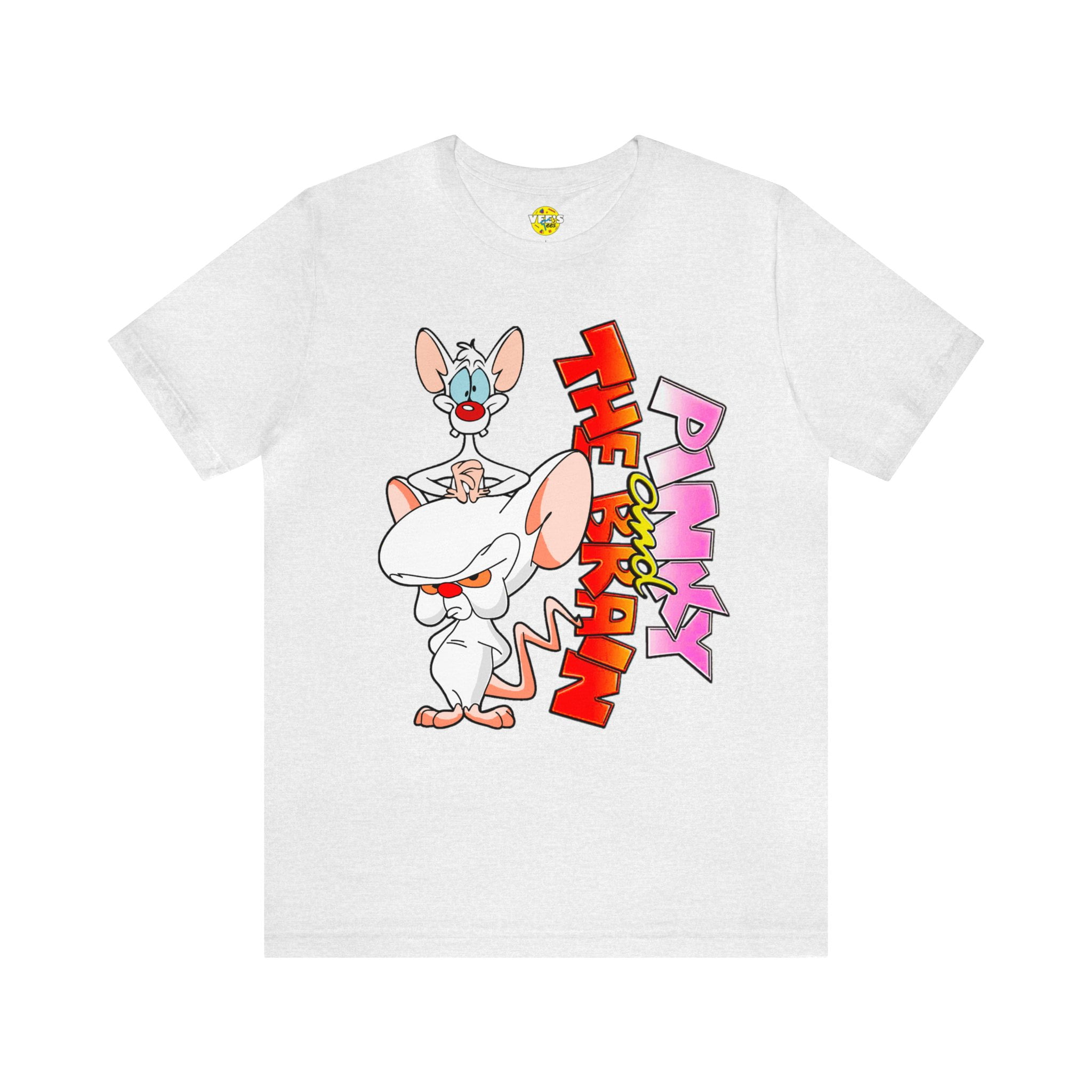 Pinky and the Brain Retro Cartoon Short Sleeve T-Shirt - 90s Animation ...