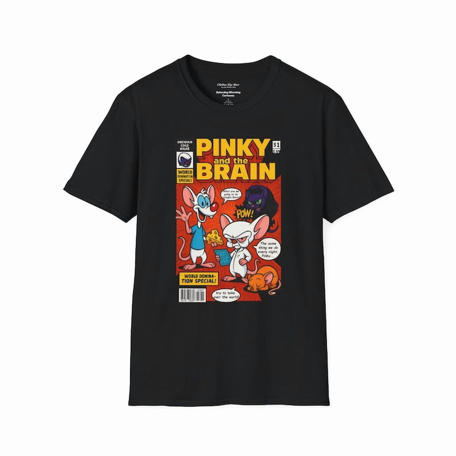 Pinky and the Brain Vintage Cartoons Unisex T-shirt - Childhood ...