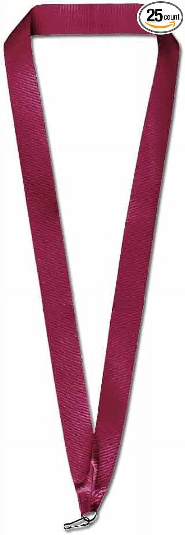 Pinmart Neck Ribbon Lanyards for ID Badges - Red, 25 pack - Walmart.com