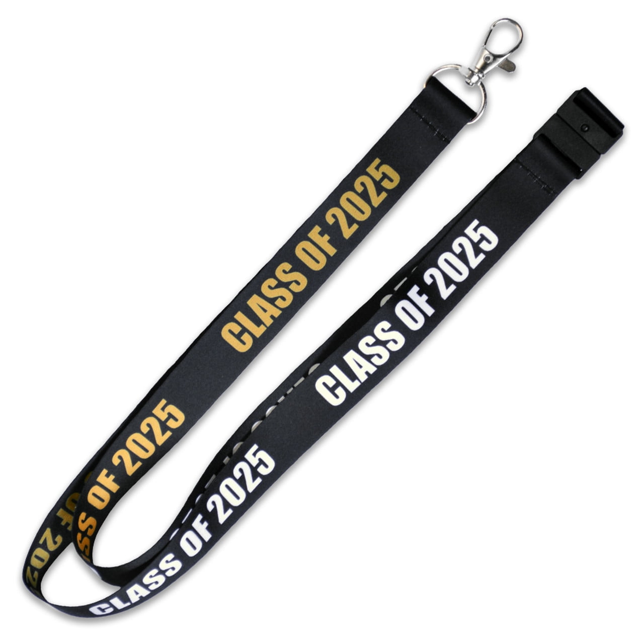 Pinmart's Durable Nylon Class of 2025 Lanyard with Graphic Design and ...