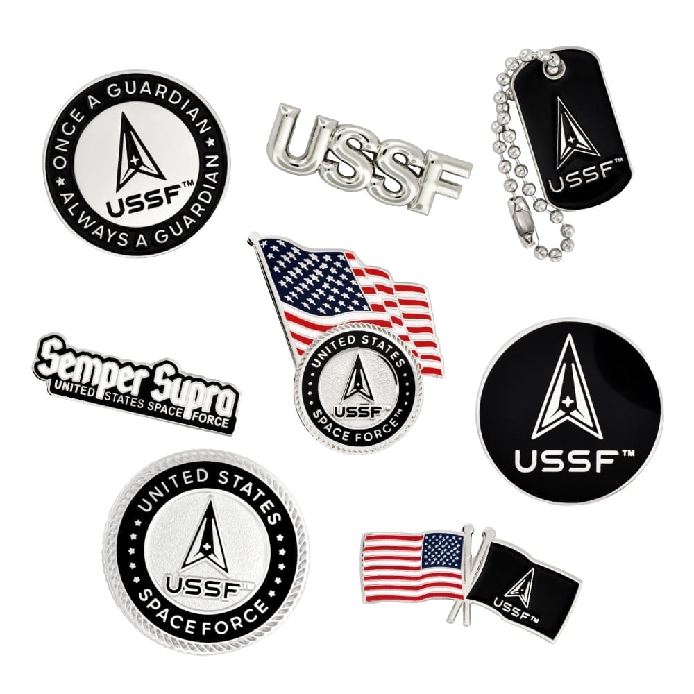 Pinmart's Officially Licensed U.S. Space Force Veteran Enamel Lapel Pin ...
