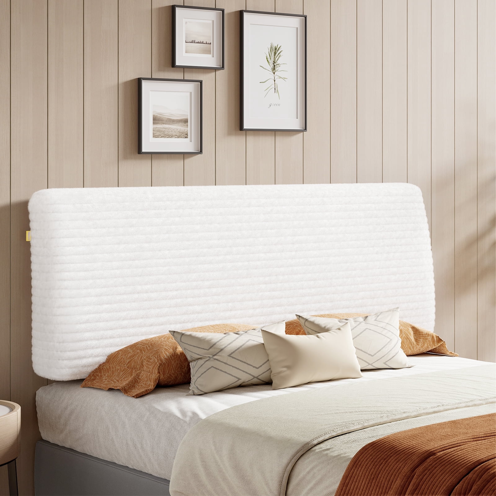 Pinmoco 4.7" Upholstered Foam Headboard Queen Bed, Height Adjustable ...