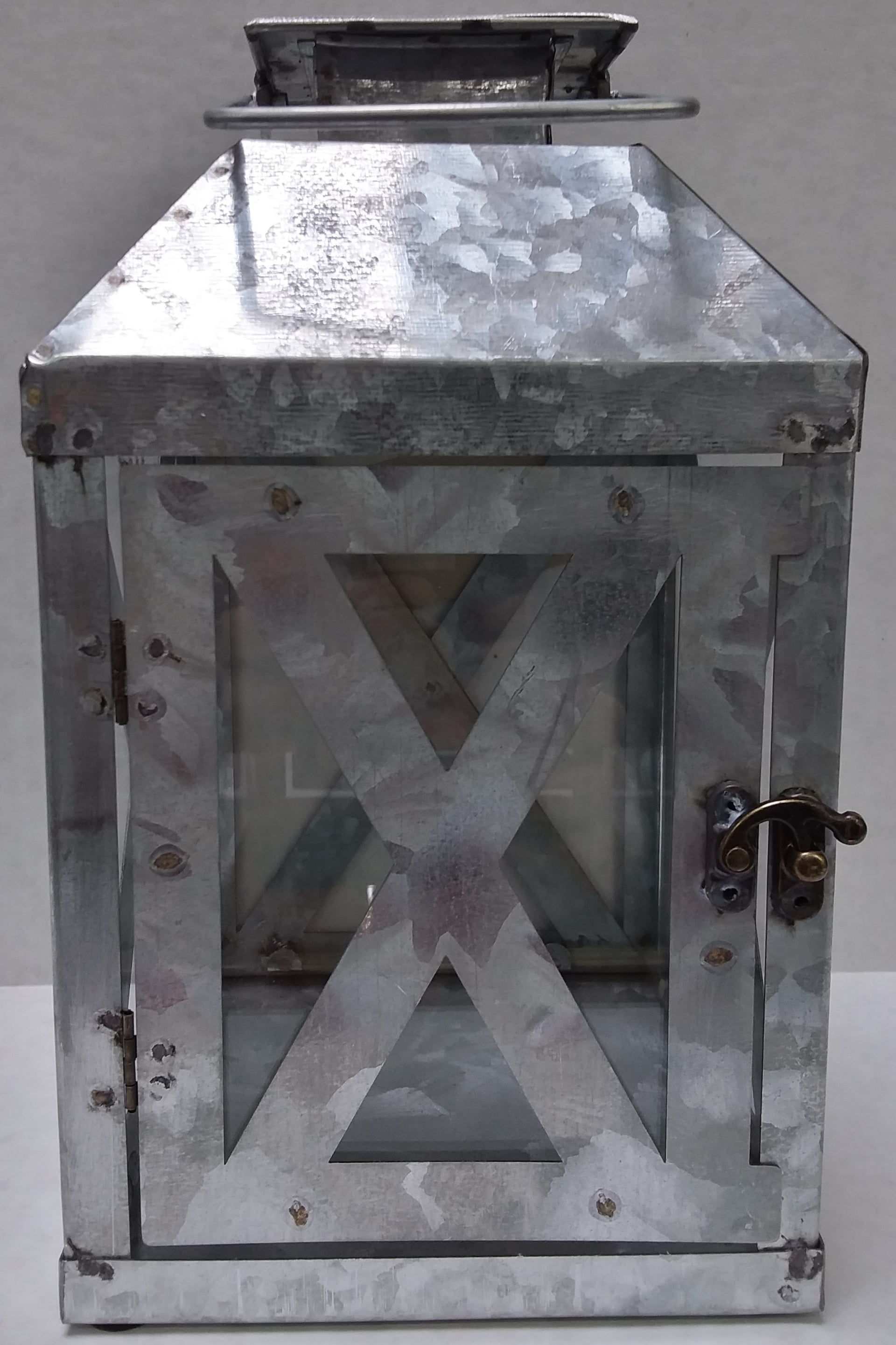 Pinnacle 12" Decorative Metal Lantern - Walmart Business Supplies