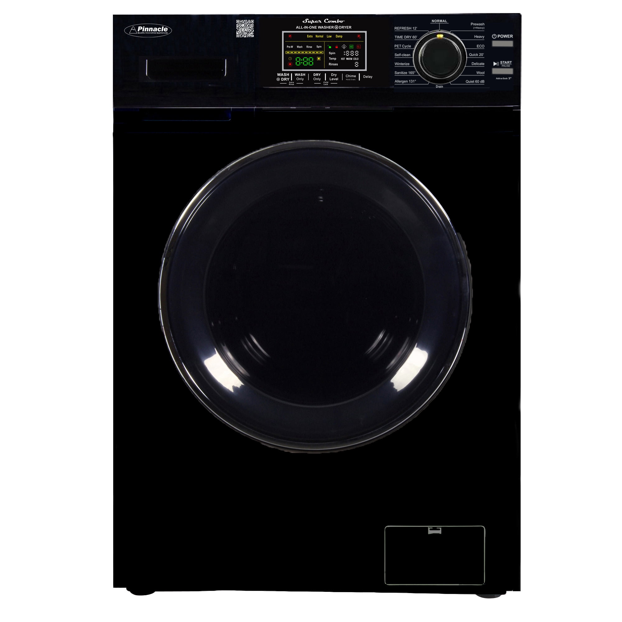 Pinnacle 22-4800 V S All-in-One Vented Combo Washer Dryer with Pet ...