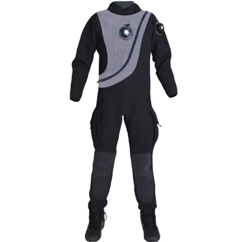 Pinnacle Black Ice Scuba Diving Unisex Merino Drysuit - Walmart.com