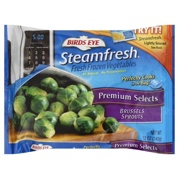Pinnacle Foods Birds Eye Steamfresh Premium Selects Brussel Sprouts, 12 ...