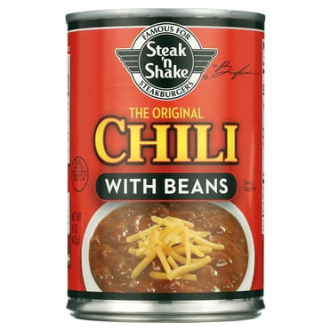 Wendy's Chunky Meat Chili With Beans, Hearty Canned Chili, 15 oz ...